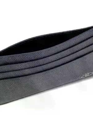 FERRAGAMO Gancio-plaque Leather Cardholder