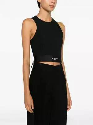 Givenchy Cropped Cotton Tank Top
