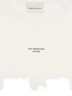 Drole De Monsieur Slogan-print Tank Top - White