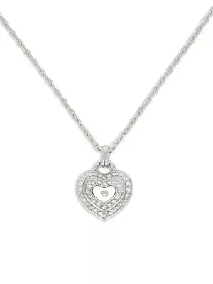 Guess Amami Crystal-embellished Heart-pendant Necklace