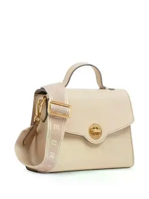THE BRIDGE Leather Twist-lock Tote Bag