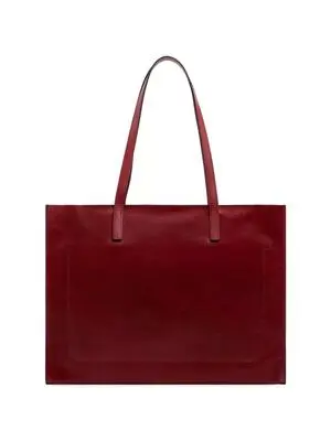 THE BRIDGE Logo-plaque Leather Tote Bag