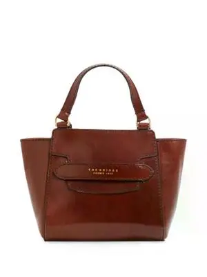 THE BRIDGE Leather Tote Bag - Brown