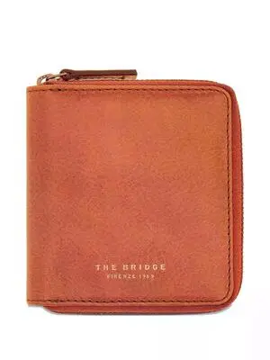 THE BRIDGE Zip-around Leather Wallet - Brown