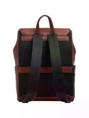 THE BRIDGE Grained Leather Backpack