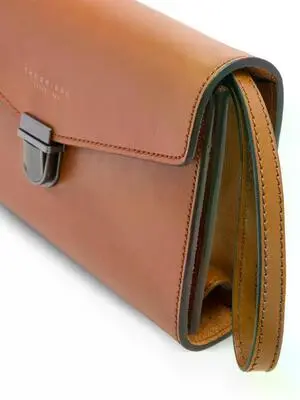 THE BRIDGE Leather Wrist-strap Clutch Bag