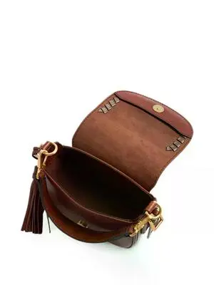 THE BRIDGE Pearl District Holiday Edition Leather Shoulder Bag
