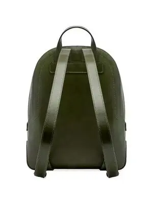 THE BRIDGE Leather Front Pocket Backpack - Green