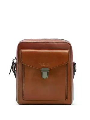 THE BRIDGE Leather Messenger Bag - Brown