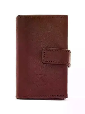 THE BRIDGE Press-stud Leather Cardholder - Brown