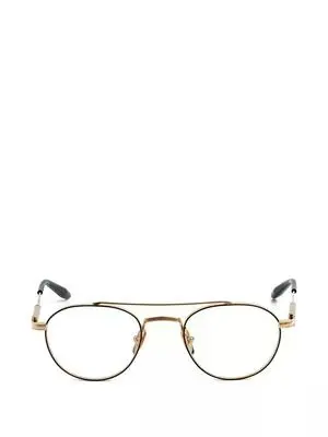 AKONI Mercury Round-frame Eyeglasses - Gold