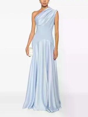 Solace London Gabriela One-shoulder Maxi Dress