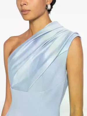 Solace London Gabriela One-shoulder Maxi Dress