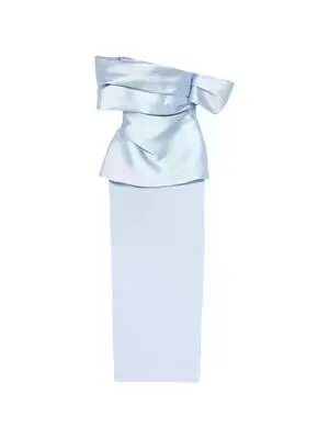 Solace London Lucine Maxi Dress - Blue