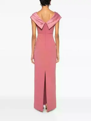 Solace London Adele Off-shoulder Maxi Dress - Pink