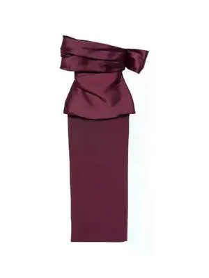 Solace London Lucine Maxi Dress - Purple