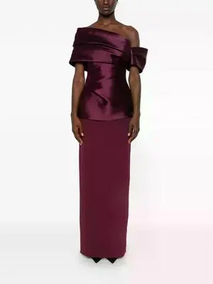 Solace London Lucine Maxi Dress - Purple