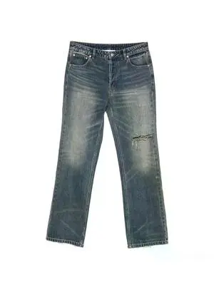 COLE BUXTON Distressed Faded Jeans - Blue