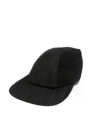 Issey Miyake Pleated Baseball Cap - Black