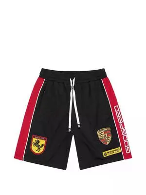 GODSPEED Logo-patch Mesh Shorts - Black