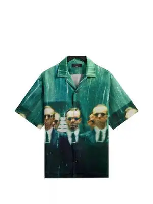 Kith X The Matrix Camp-collar Shirt - Green
