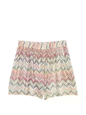 Missoni Zigzag-knit Elasticated Waist Shorts