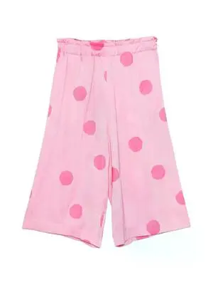 Avn Polka Dot Wide-leg Trousers