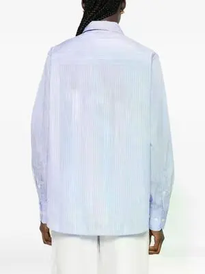 ANINE BING Striped Long-sleeve Shirt