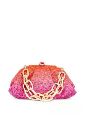 Judith Leiber Gemma Crystal-embellished Clutch Bag - Pink