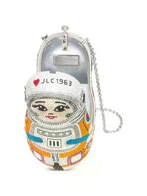 Judith Leiber Crystal-embellished Astronaut Clutch Bag