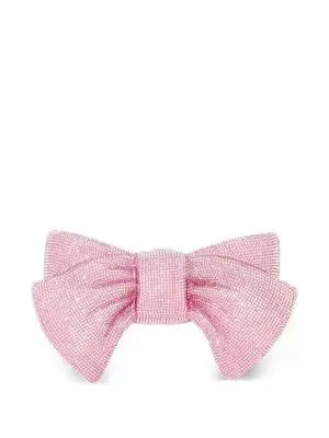 Judith Leiber Crystal Bow Clutch - Pink