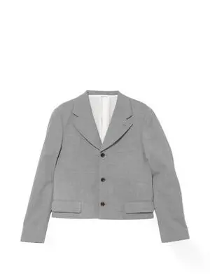 Comme Des Garçons Cropped Blazer - Grey