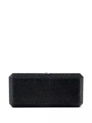 Judith Leiber Crystal Embellished Clutch Bag - Black