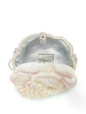 Judith Leiber Crystal Embellished Rose Clutch