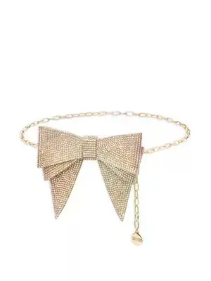 Judith Leiber Embellished Bow Belt