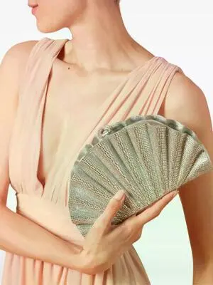 Judith Leiber Origami Fan Clutch Bag