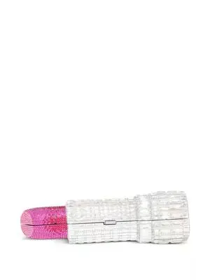 Judith Leiber Crystal Embellished Lipstick Clutch