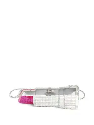 Judith Leiber Crystal Embellished Lipstick Clutch