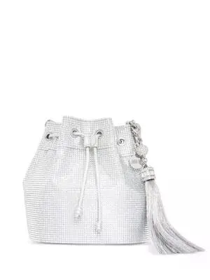 Judith Leiber Piper Crystal-embellished Tassel Tote Bag - Silver