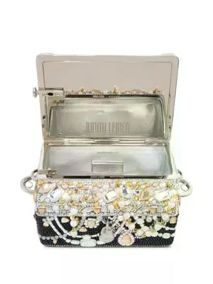 Judith Leiber Crystal Embellished Faux-pearl Tote Bag