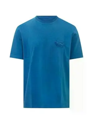 Etro Roma Logo-embroidered T-shirt