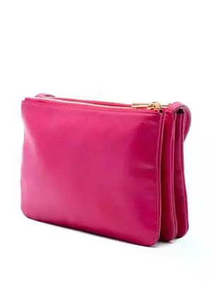 Celine Small Lambskin Trio Crossbody Bag - Pink