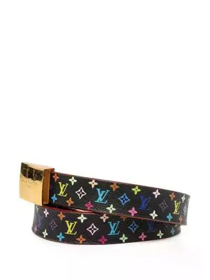 LOUIS VUITTON Monogram Multicolore Ceinture Belt - Black