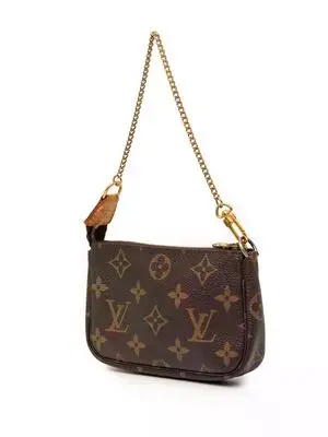 LOUIS VUITTON Monogram Mini Pochette Accessoires Handbag