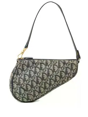 Dior Mini Saddle Pochette Shoulder Bag - Blue