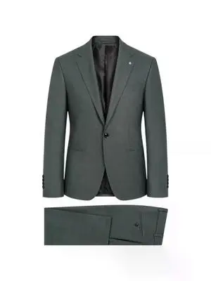 LUIGI BIANCHI MANTOVA Single-breasted Notch-lapel Suit - Green