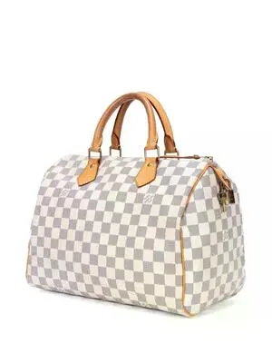 LOUIS VUITTON Speedy Damier Azur Tote Bag