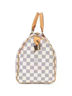 LOUIS VUITTON Speedy Damier Azur Tote Bag