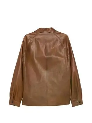 THE ROW Mount Leather Jacket