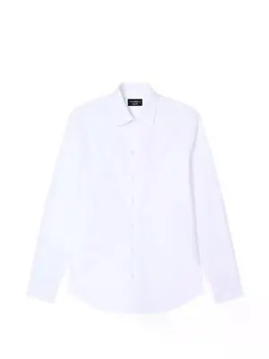 Emporio Armani Classic-collar Long-sleeve Shirt - White